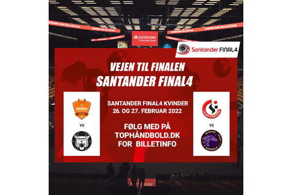 Lodtrækningen til kvindernes Santander Final4