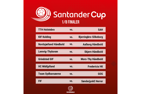 1/8 finalerne i Santander Cup.